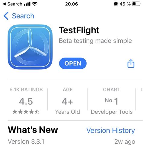 Testflight Installation