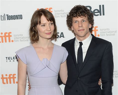 Jesse Eisenberg And Mia Wasikowska Photos News And Videos Trivia And