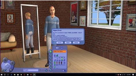 mod the sims object error and game crash on cas