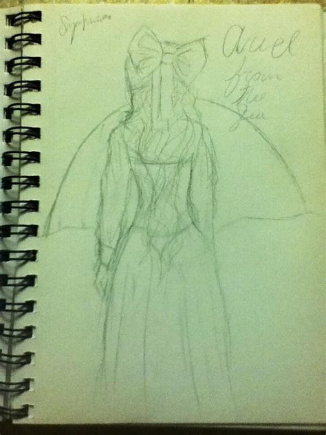 Ariel Sketch By Hadeswife On DeviantArt