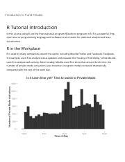 Introduction To R And RStudio Pdf Introduction To R And RStudio R Tutorial Introduction In