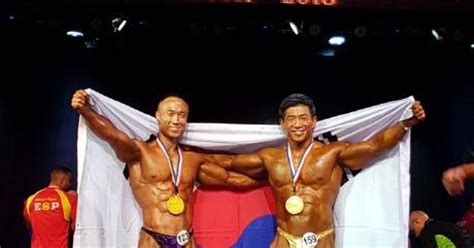 박경모·남경윤 세계남자보디빌딩선수권 금메달 합창