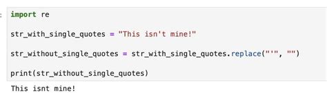 How To Remove Quotes From A String In Python Code2care