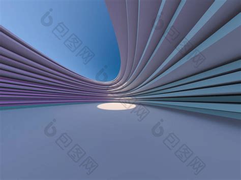 抽象现代建筑背景三维 包图企业站