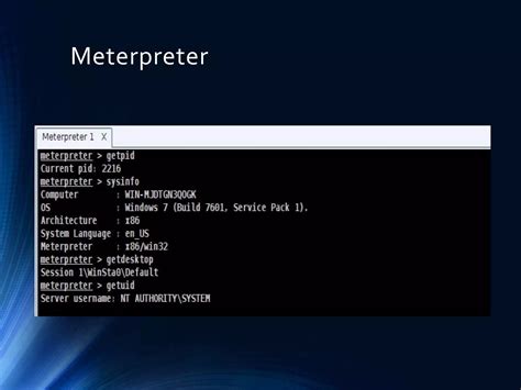 Metasploit Framework In Network Security Pptx Operating Systems