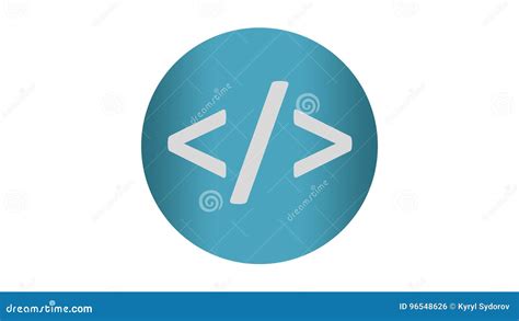 Logo De Programmation Photo Stock Illustration Du Code 96548626