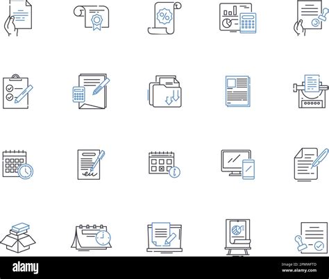 Planning Outline Icons Collection Scheme Arrangement Program Design Outline Map Map Out