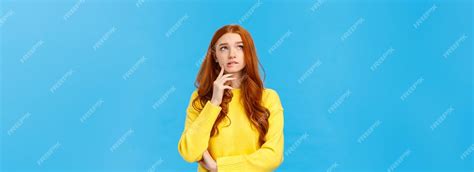 Free Photo Perplexed Worried And Concerned Cute Redhead Student