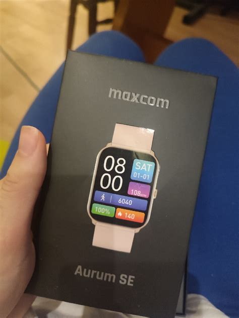 Zegarek Smartwatch Fit Opaska Maxcom Fw36 Gold Warszawa Kup Teraz