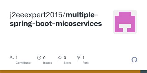 Github J2eeexpert2015multiple Spring Boot Micoservices