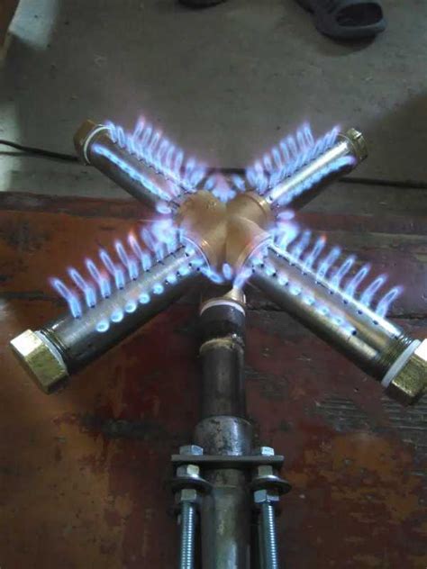 Самодельная газовая горелка для печки: Газовая горелка для банной печи ...