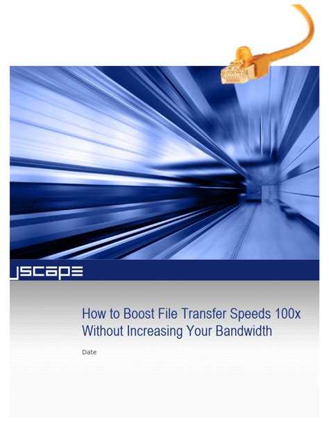 How To Boost File Transfer Speeds With Aftp Pdf Transmission