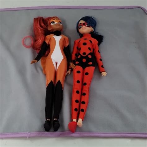 Miraculous Lady Bug Toys Set Of 2 Miraculous Lady Bug Dolls Ladybug