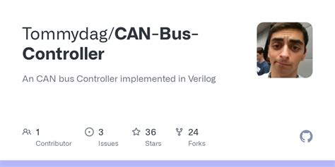 Github Tommydagcan Bus Controller An Can Bus Controller Implemented In Verilog