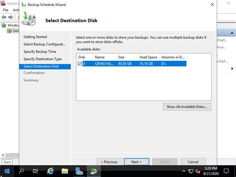 Windows Server Backup Set Scheduled Backup Server World