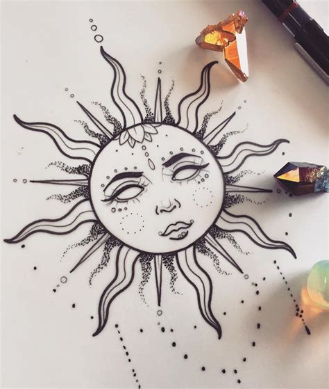 Cool Sun Drawings