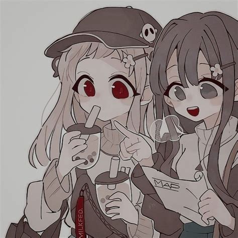 Аниме ава для лучших подруг Bocetos Bonitos Dibujos Kawaii Fotos De