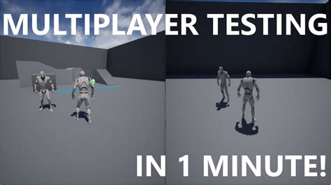 Tutorial Test Multiplayer In Unreal Engine 428 Youtube
