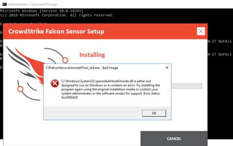 Bad Image Error When Installing Crowdstrike Sensor On Amazon Workspaces A Windows System Admin
