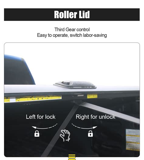 Zolionwil Pickup Truck Roller Shutter Cover Electric Retractable Truck Bed Cover Roller Lid For