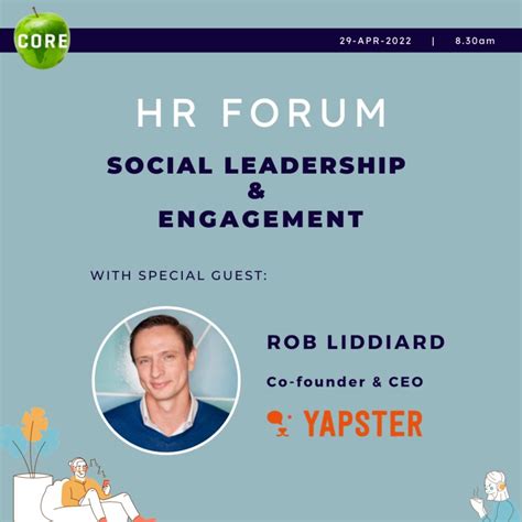 Hr Forum With Rob Liddiard Co Founder And Ceo Of Yapster Mobile