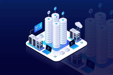 Premium Vector Landing Page System Management Isometric