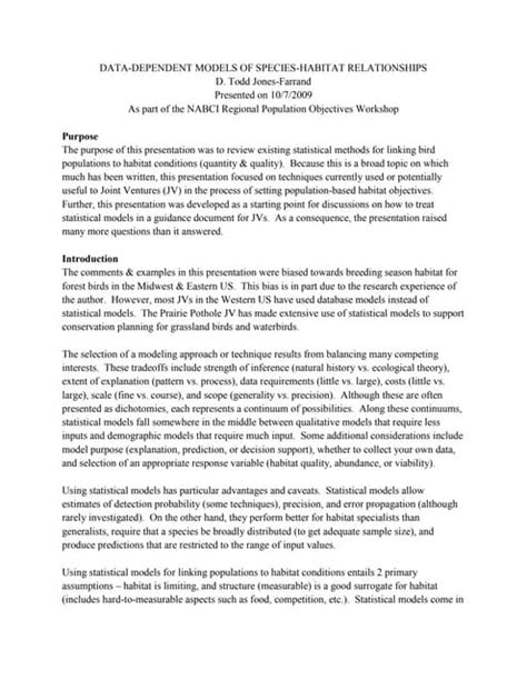 Gis Based Wildlife Habitat Modelinggis Based Wildlife Habitat Modeling Ppt