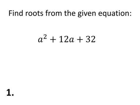 Ppt Roots Zeroes And Solutions For Quadratics Day 2 Powerpoint