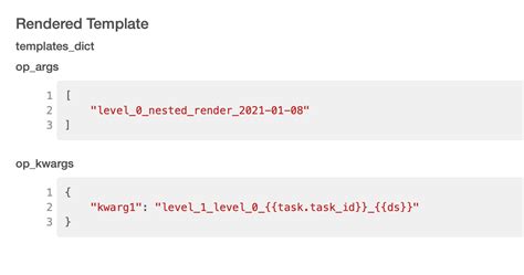Nested Templated Variables Do Not Always Render · Issue 13559 · Apacheairflow · Github