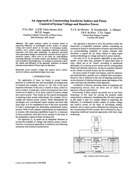 Pdf Voltage And Reactive Power Control In Power Systems
