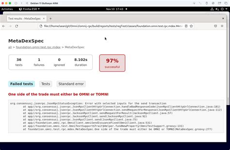 Regtest Failed When Running Against Omnicore Qt V0120 · Issue 1280