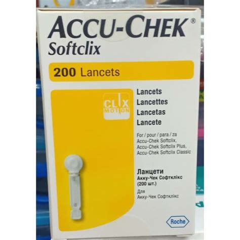 Promo Lancet Accu Check Softclix Isi 200 Jarum Accu Chek Diskon 33 Di Seller Luckyvania Tugu