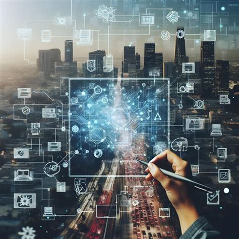 Integrated Workflow Management Overhead View Of Project Workflow With