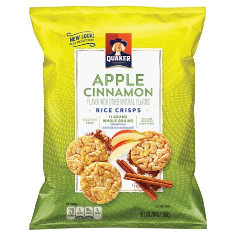 Quaker Apple Cinnamon Rice Crisps Shop Rice Cakes At H E B