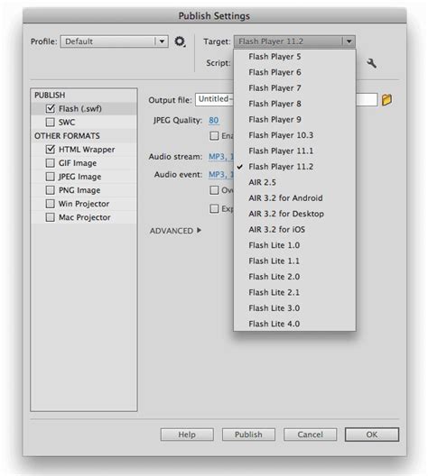 creating swf projector for mac voperprof