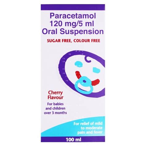 Buy Paracetamol 120 Mg5 Ml Oral Suspension 100 Ml Online Daily Chemist