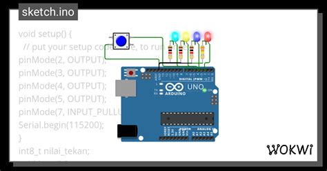 Projec 4 Wokwi ESP32 STM32 Arduino Simulator