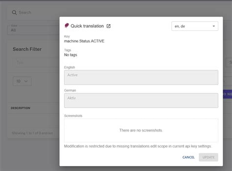 Missing Option To Take Screenshot When Api Key Permission Translation