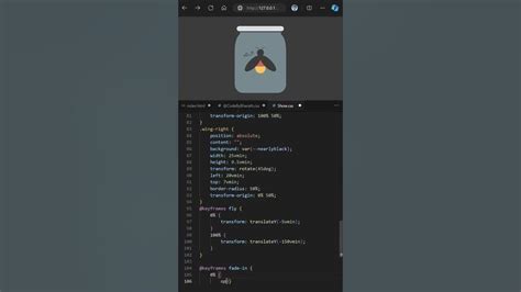 Day 067 🤯 Css Firefly Animation Coding Webdevelopment Frontend Programming Software Css