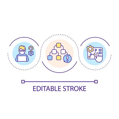 Premium Vector Writing Errorfree Code Loop Concept Icon