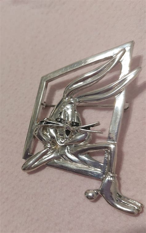 Warner Bros Bugs Bunny Brooch Collectable And Very Unique Signed And
