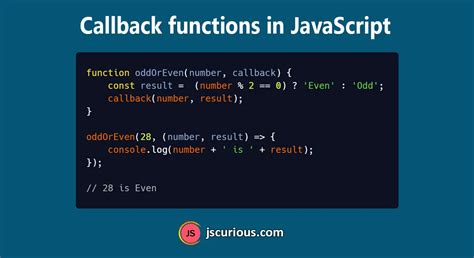 Javascript Callback Function R Learnjavascript