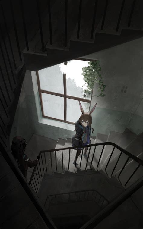 Doctor And Amiya Arknights Drawn By Nueegochi Danbooru