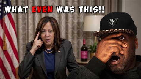 Drunk And Dishevelled Kamala Harris Emerges With Bizarre First