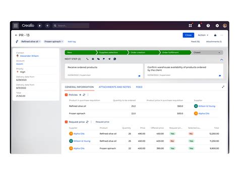 CPG CRM Workflow Automation Software With No Code Creatio