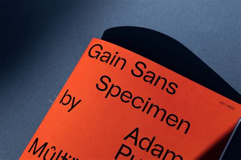 Gain Sans Variable Font On Behance