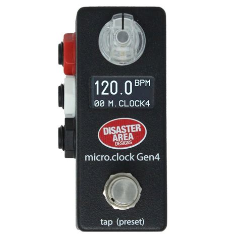 Disaster Area Designs Microclock Gen 4 Midi Tap Tempo And Clock Source