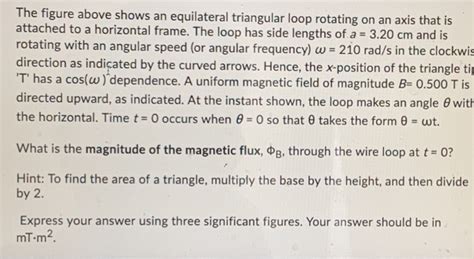 Solved Point The Figure Above Shows An Equilateral Chegg Com
