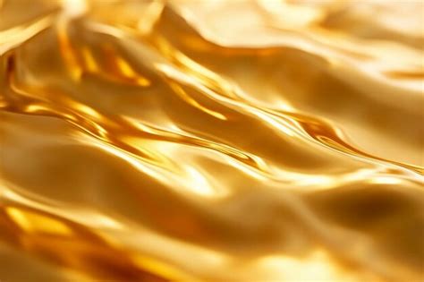 Minimalist Gold Surface With Subtle Light Reflections Luxurious Metallic Texture Premium Ai