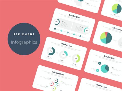 PIE CHARTS Infographics Keynote Template PPT Powerpoint Template Illustrator Google Slides